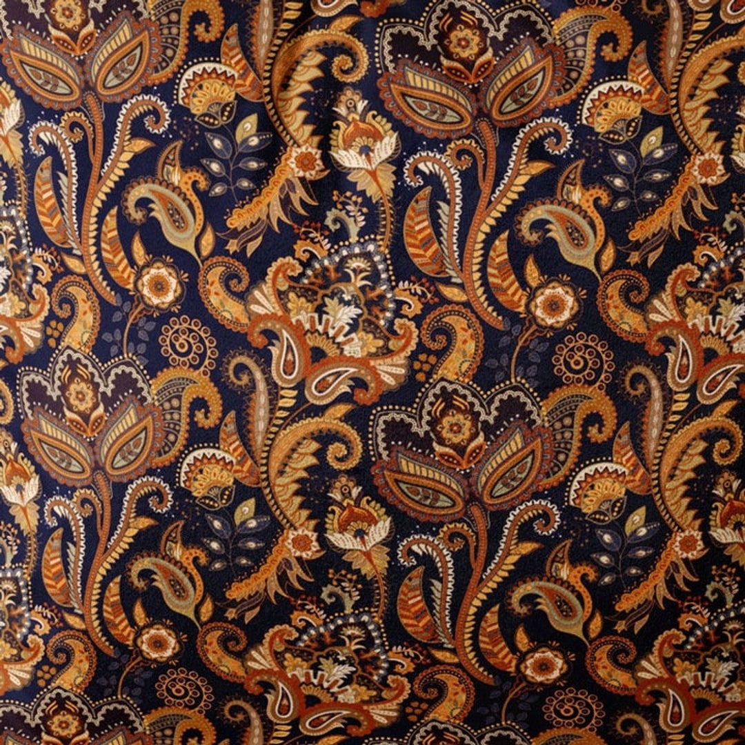 1 Yd Paisley Velvet Fabricupholstery Fabric, Upholstery Velvet, Turkish ...