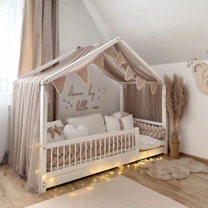 Tulle Crib Canopy, Tulle Baby House, Baby Crib Canopy, Tulle Crib ...