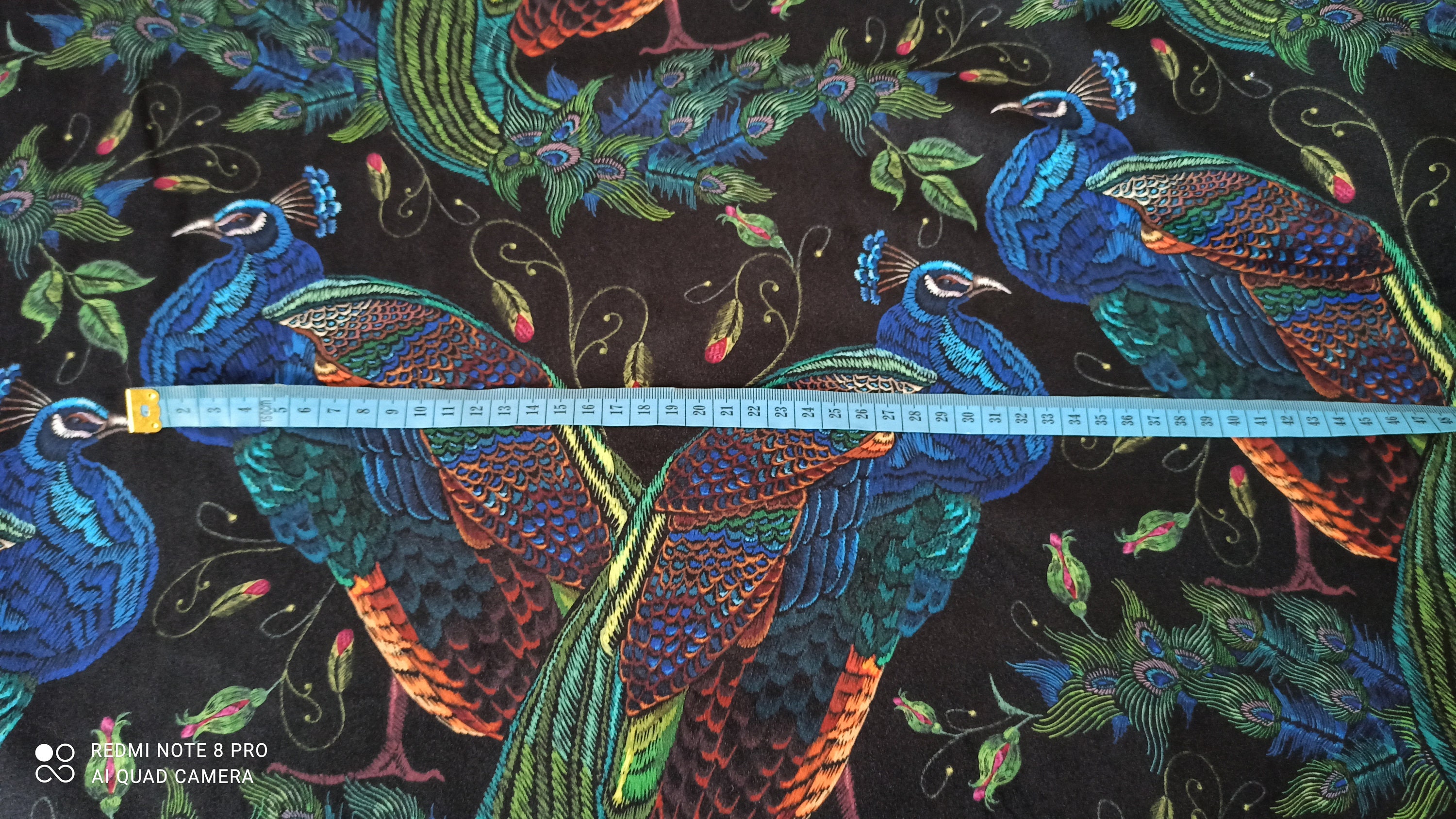 1 Meter Peacock Italian Velvet Fabric Upholstery Velvet - Etsy