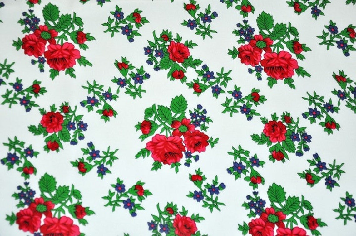 Polish Folk Farbic, Highlander Flowers Pattern, Folklore, Cleo Motif ...
