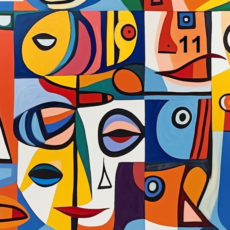 Picasso Fabric - Etsy