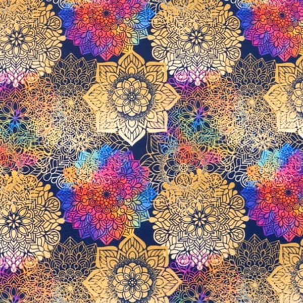 Mandala Fabric - Etsy