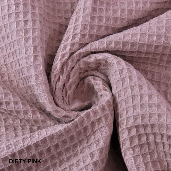 Waffle Cotton Fabric Cotton Waffle Waffle Pique Waffle - Etsy