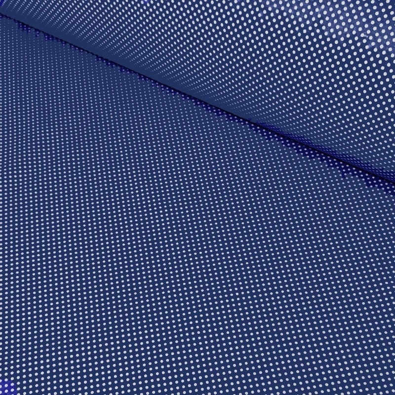 Navy Blue Polka Dot - Etsy