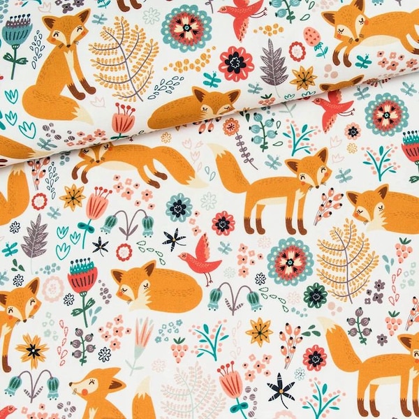 Fox Fabric - Etsy
