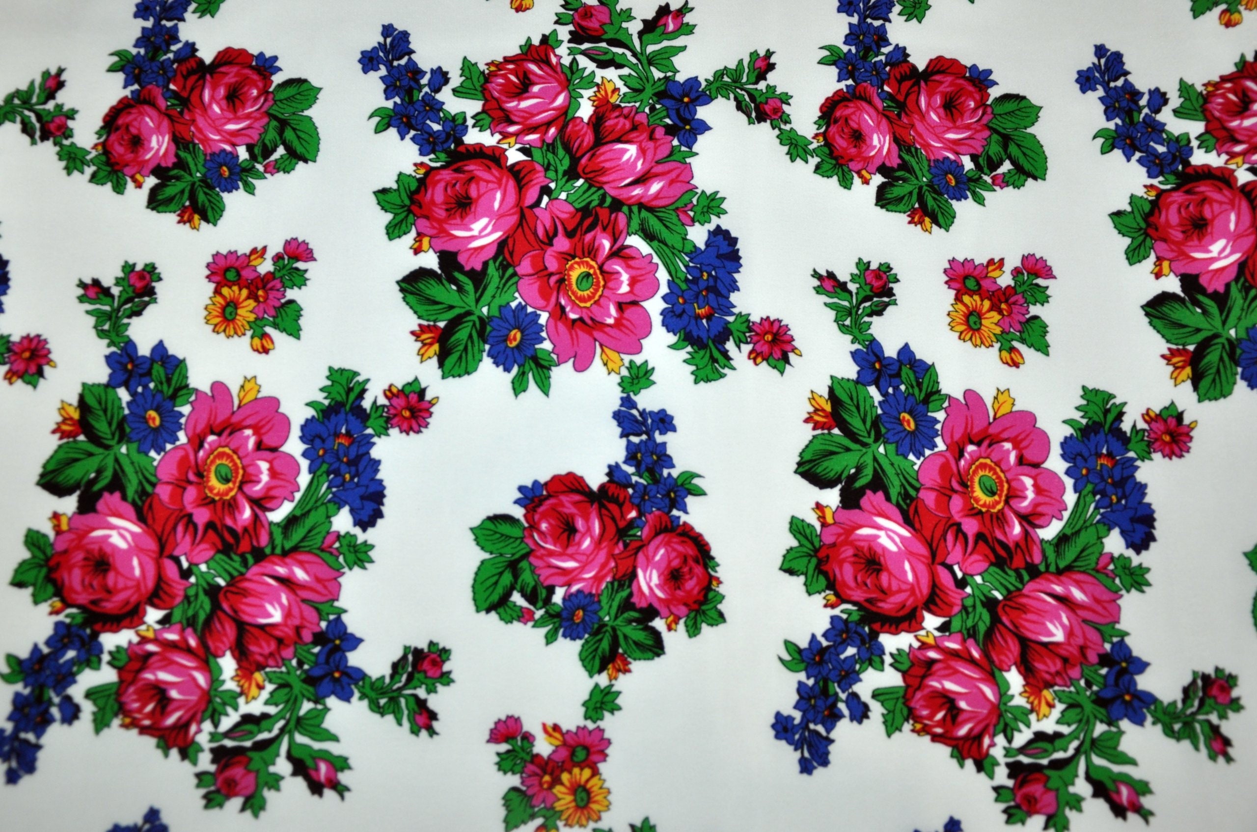Polish Folk Farbic, Highlander Flowers Pattern, Folklore, Cleo Motif ...