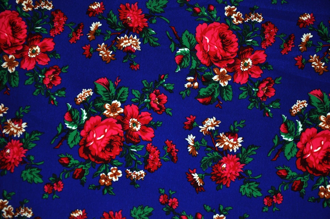 Polish Folk Farbic, Highlander Flowers Pattern, Folklore, Cleo Motif ...