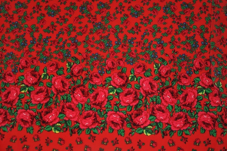 Polish Folk Farbic, Highlander Flowers Pattern, Folklore, Cleo Motif ...
