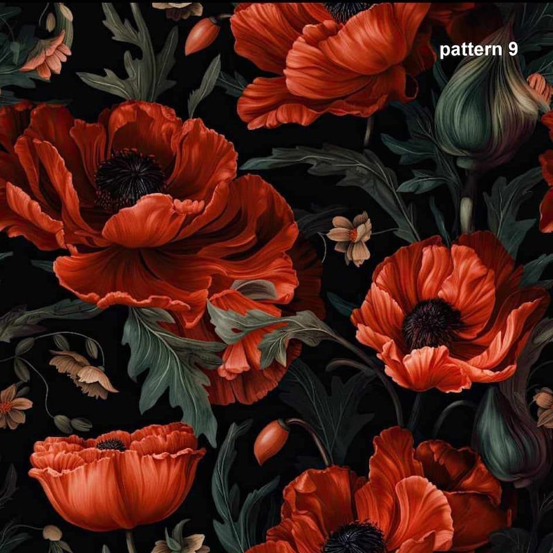 Printed Velvet Fabric - Etsy