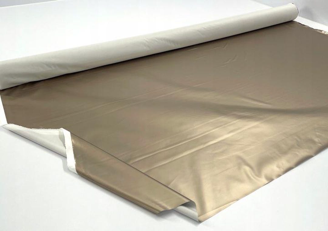 1 Yard Black Satin Orthalion Glossy, Waterproof Polyamide, Waterproof ...