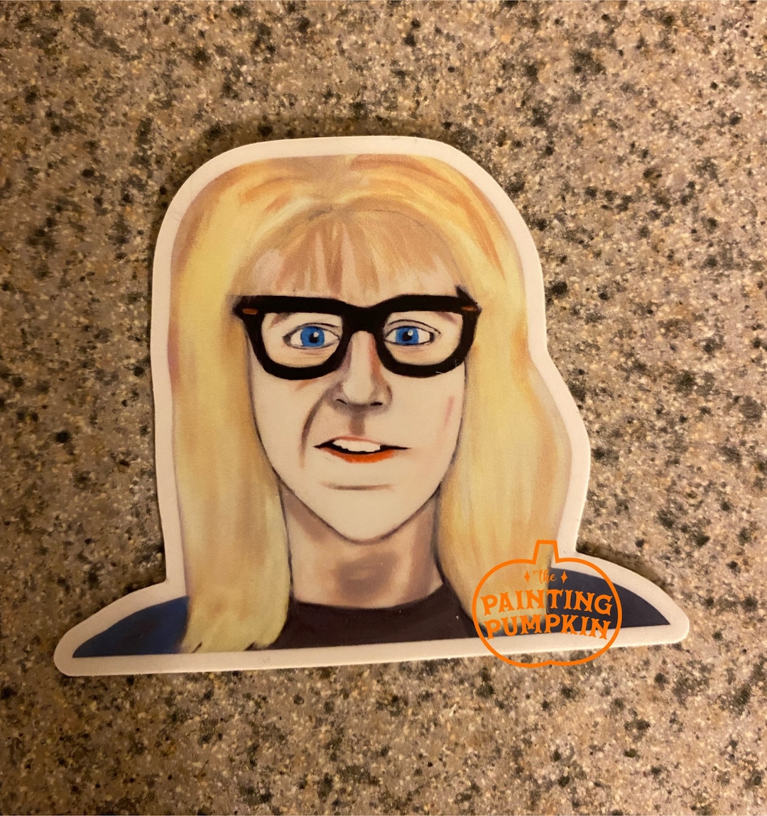 Wayne's World Sticker, Garth Algar Sticker, 90's Sticker - Etsy