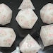 Victorian Rose Dice Set | Rose Dice | Floral Dice | Handmade Resin Dice ...