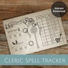 Sorcerer Spell Tracker Dnd Spell Slot Tracker Spell Tracker Dnd Spell ...