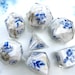 Regal Porcelain Dice | Teacup Dice | Floral Dice | Artisan Resin Dice ...