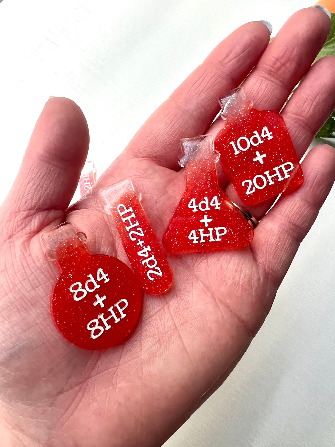 DND Potion of Healing Tokens Healing Potions Handmade | Etsy