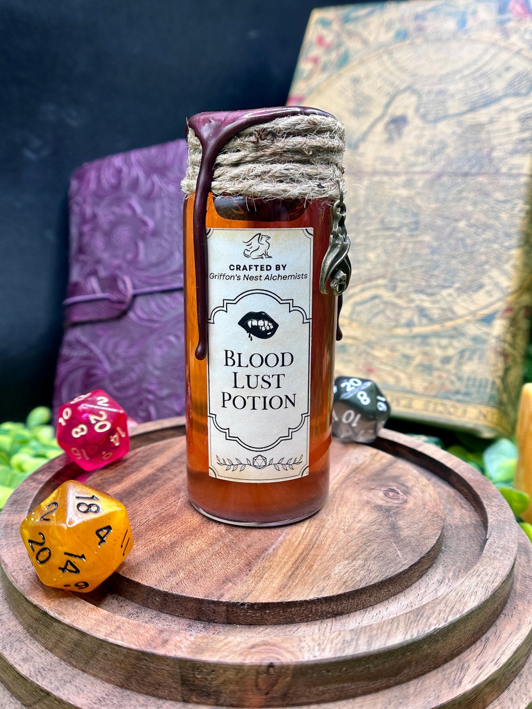 Blood Lust Dice Potion | Dnd Dice Potion | Potion Dice Roller | Potion Dice Shaker | Dice Roller ...