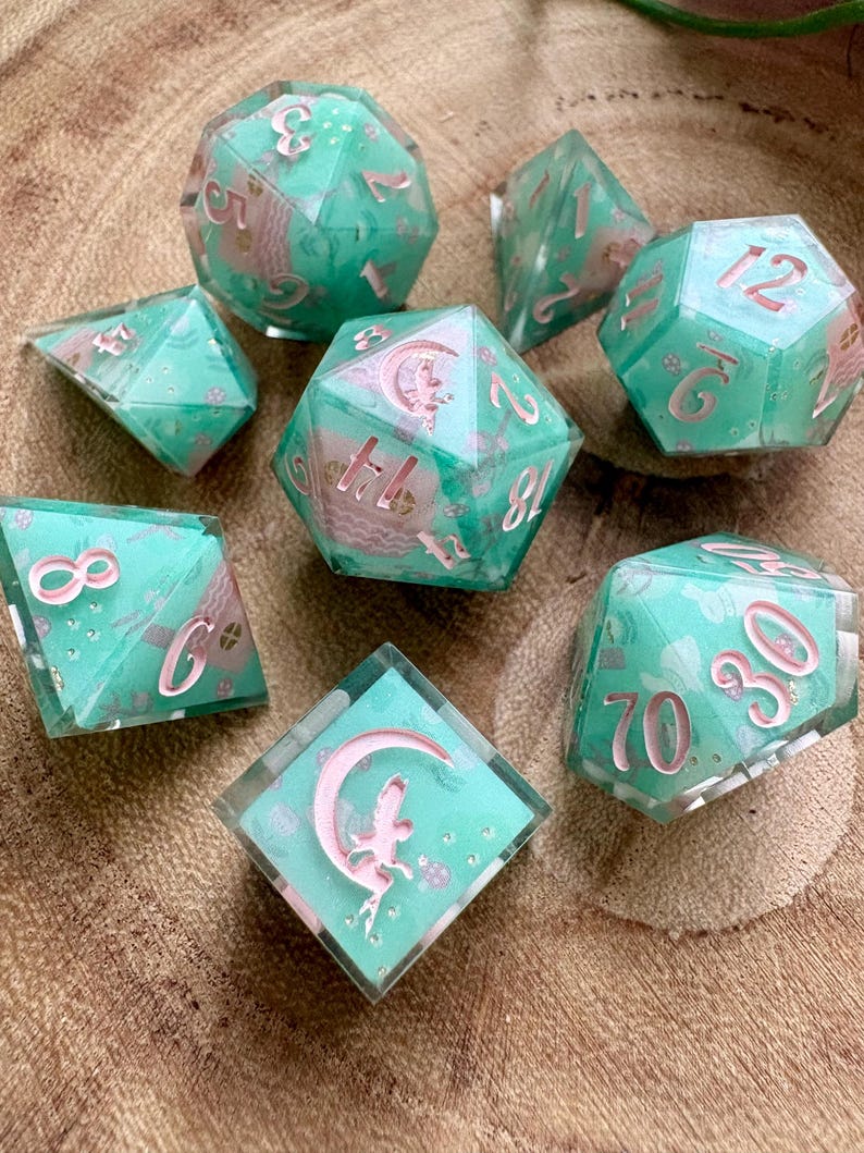 The Dreamer's Grove Dice Set | Cottagecore | Mushrooms | Handmade | Dnd ...
