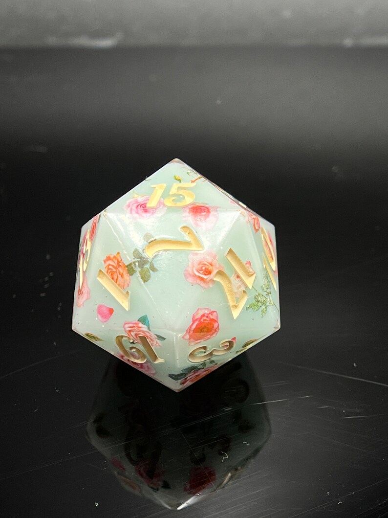 Afternoon Tea JUMBO D20 Floral D20 Fairy D20 Handmade - Etsy