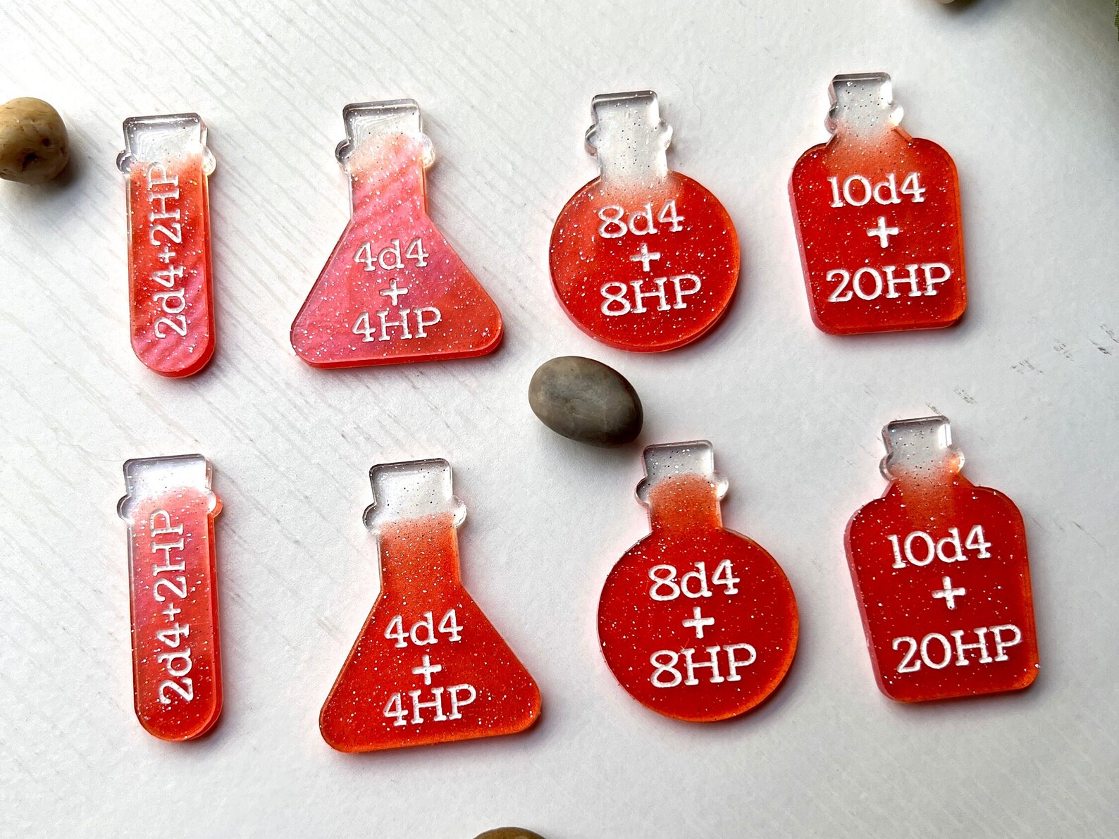 DND Potion of Healing Tokens Healing Potions Handmade | Etsy