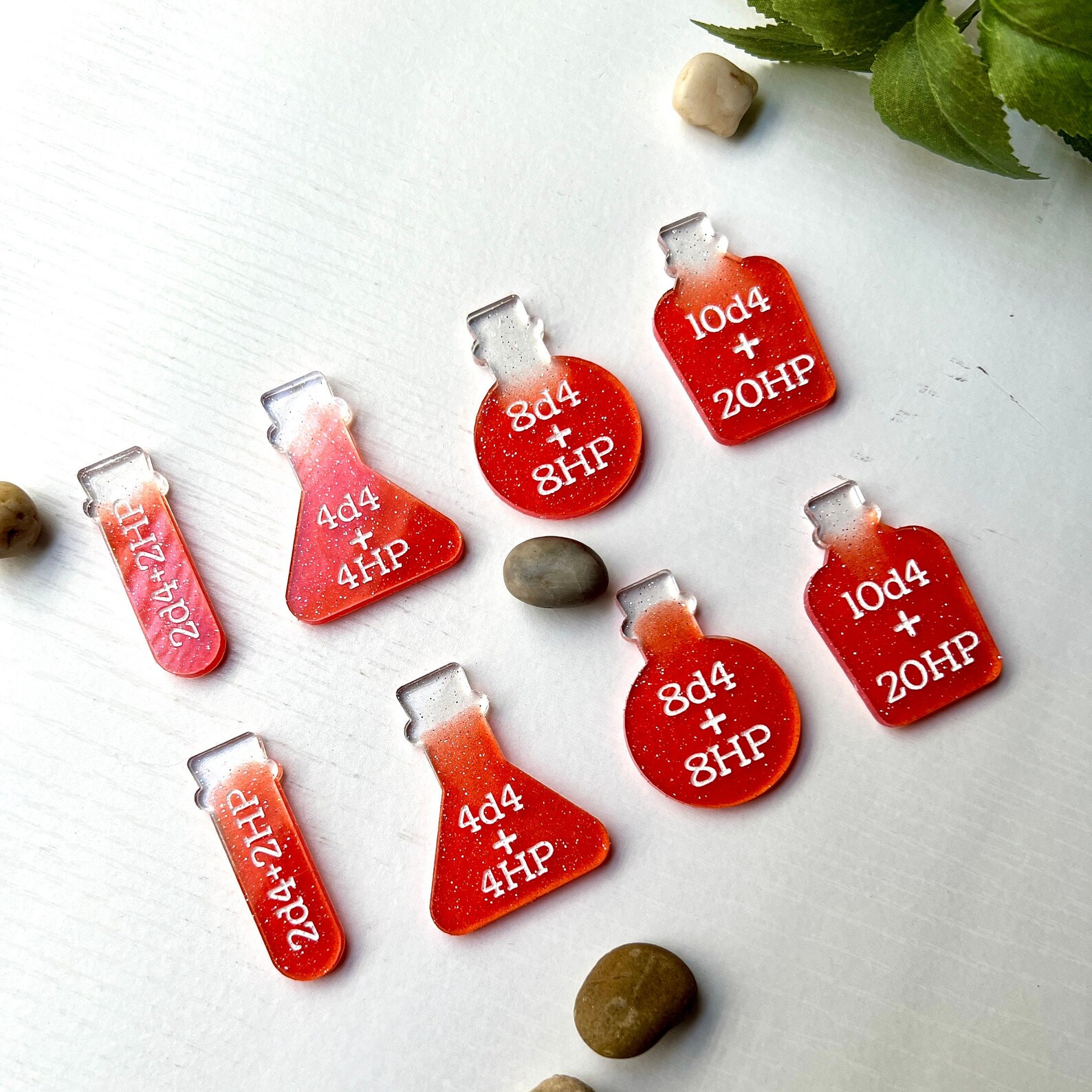 DND Potion of Healing Tokens Healing Potions Handmade | Etsy