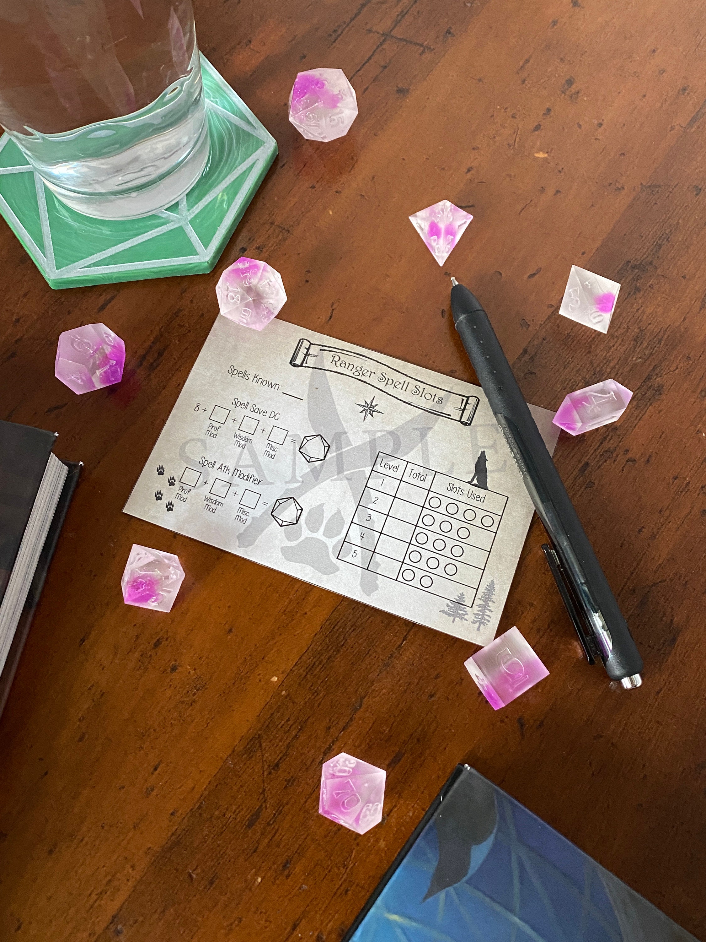 Ranger Spell Tracker Dnd Spell Slot Tracker Spell Tracker | Etsy