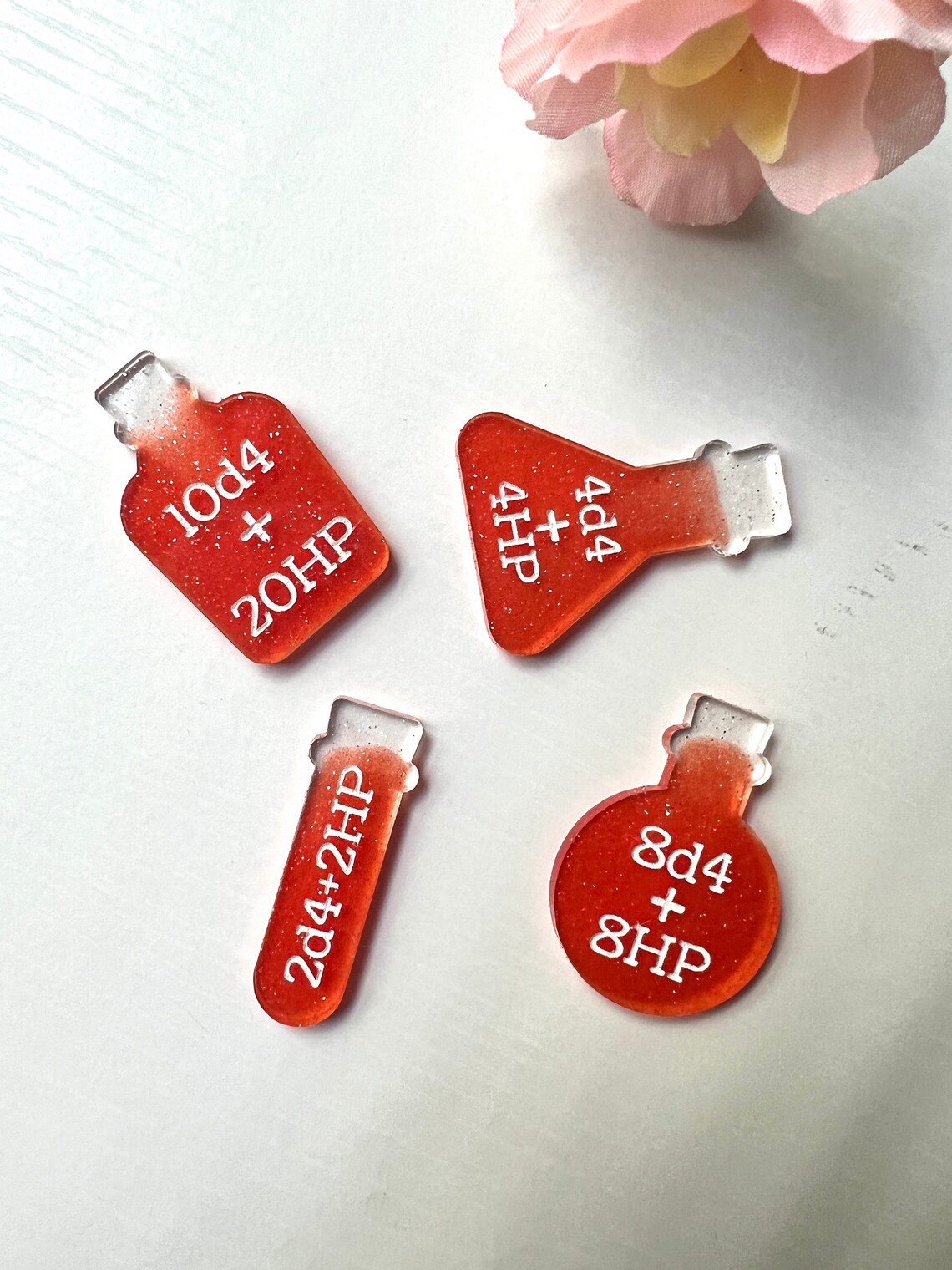 DND Potion of Healing Tokens Healing Potions Handmade | Etsy