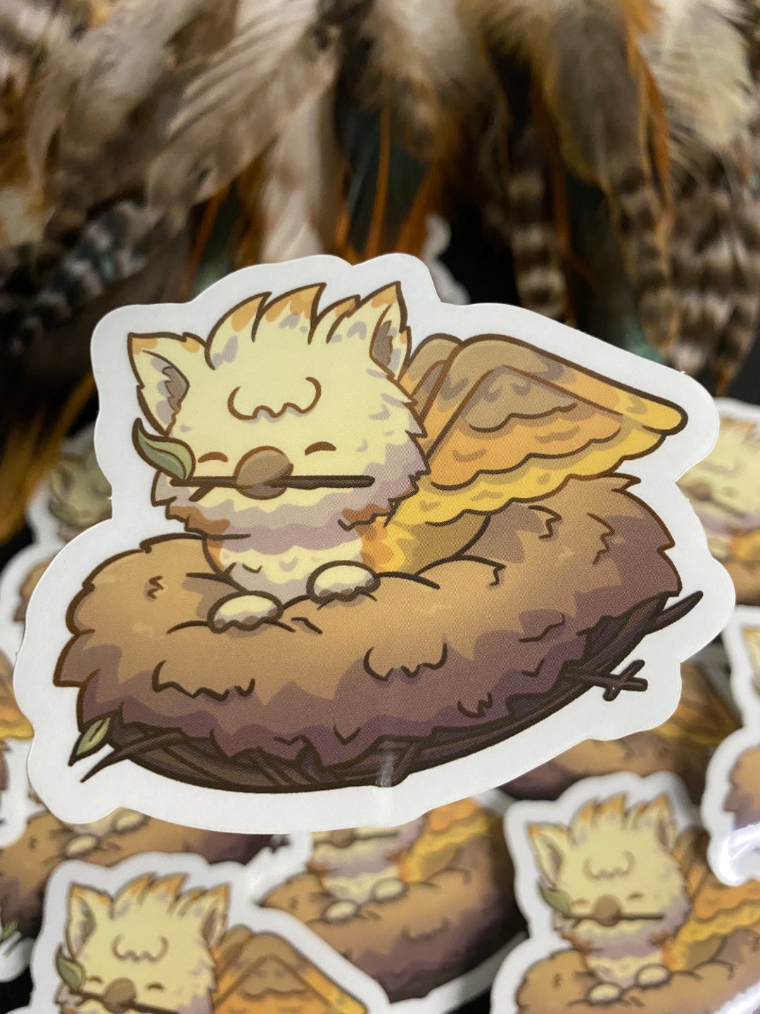 Baby Griffon Sticker D&D Geschenke Greif Aufkleber Kawaii Aufkleber ...