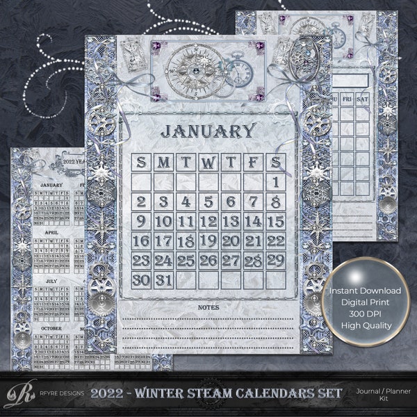 2024 Steampunk Calendar - Etsy