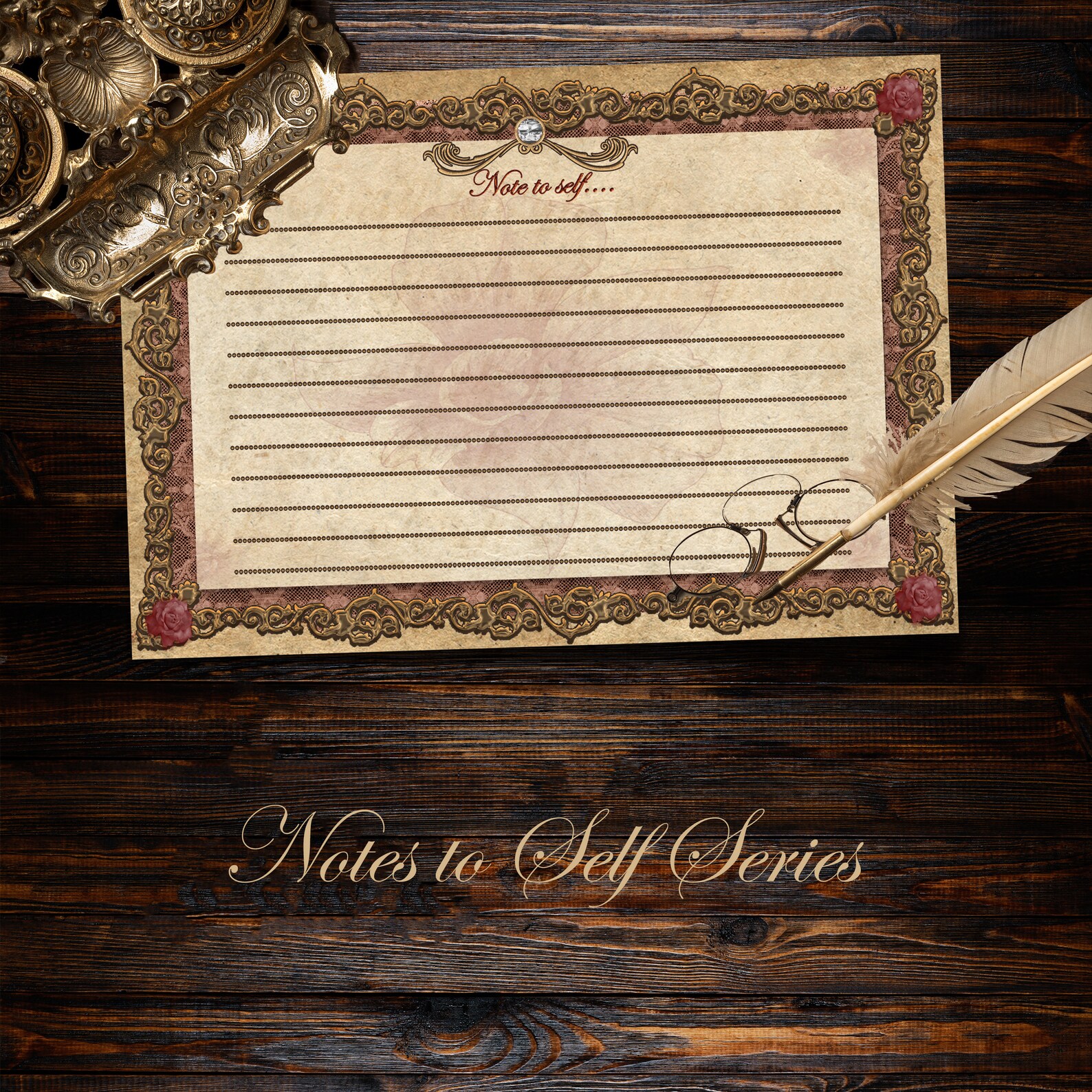 Victorian Vintage Note Card Set for Use in Junk Journals or Bullet ...