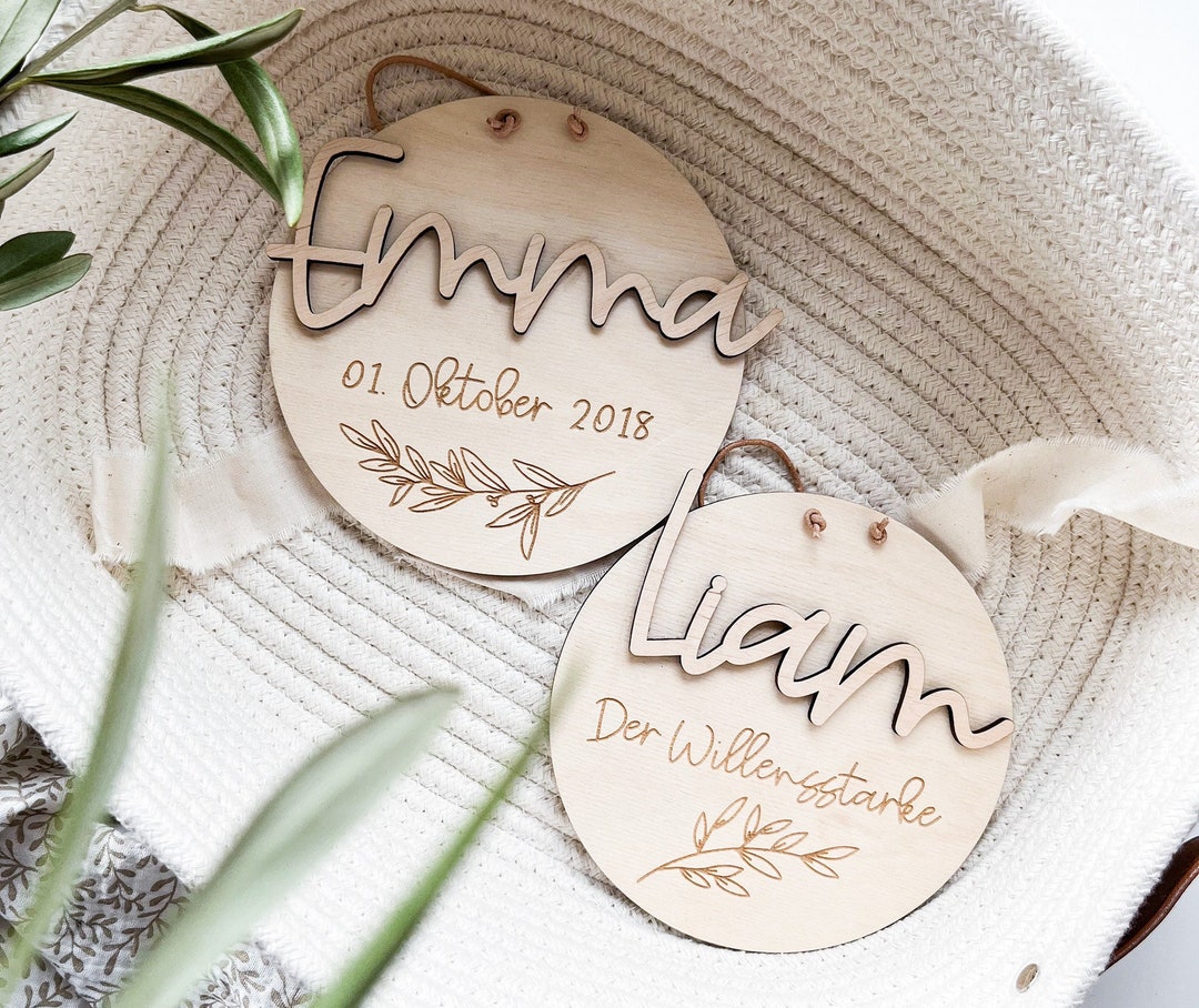 Various Branches Individual Name Tag 20cm Wooden Sign - Etsy