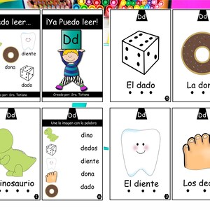 Printable Alphabet Mini Books in Spanish | Mini Libros Del Alfabeto ...
