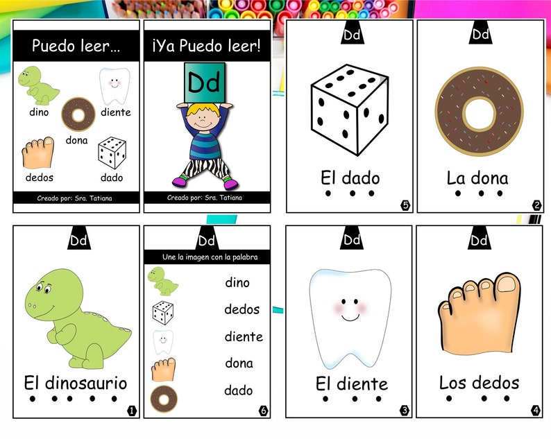 Printable Alphabet Mini Books in Spanish | Mini Libros Del Alfabeto ...