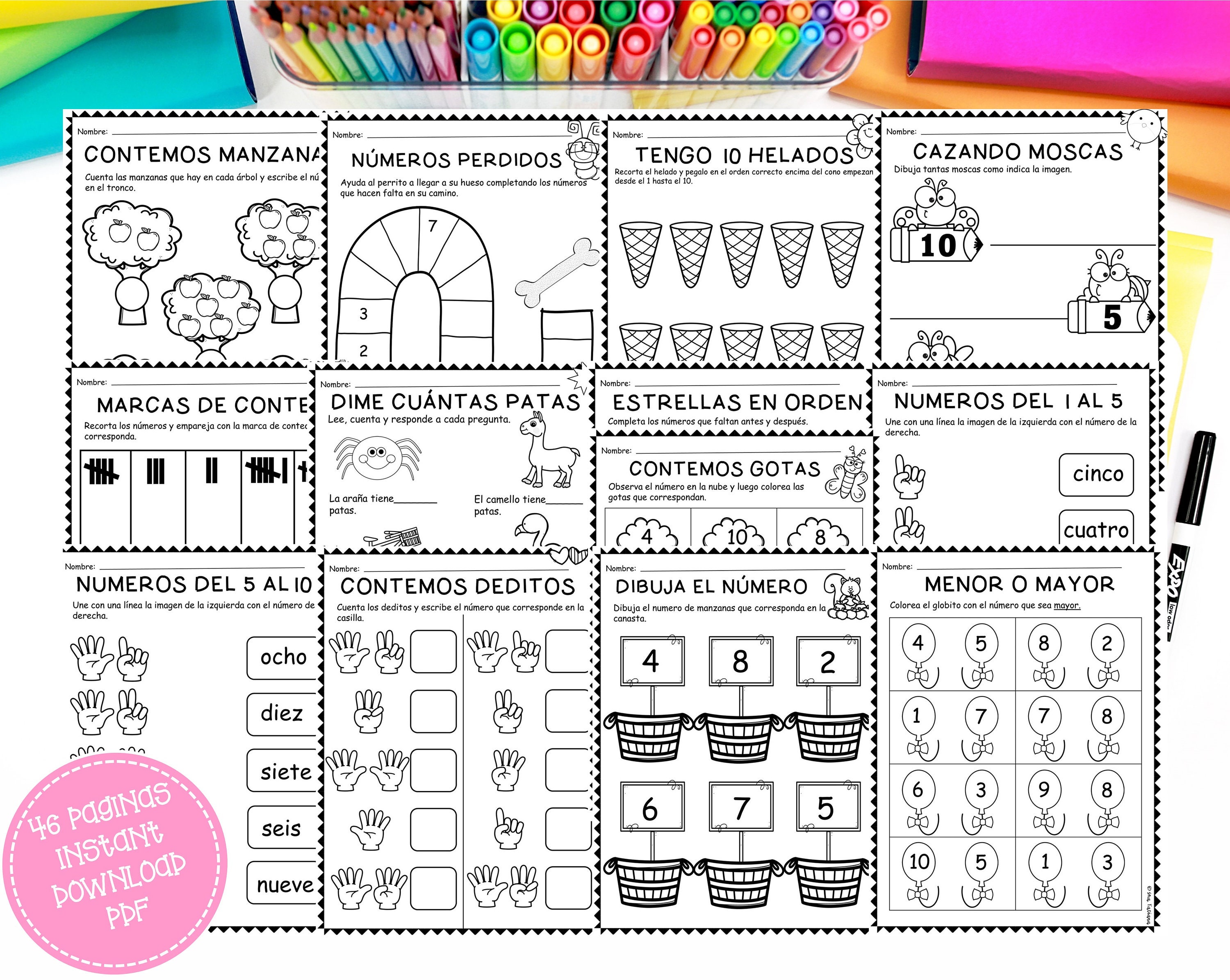Printable Summer Packet Review in Spanish | Libro De Repaso De Español ...