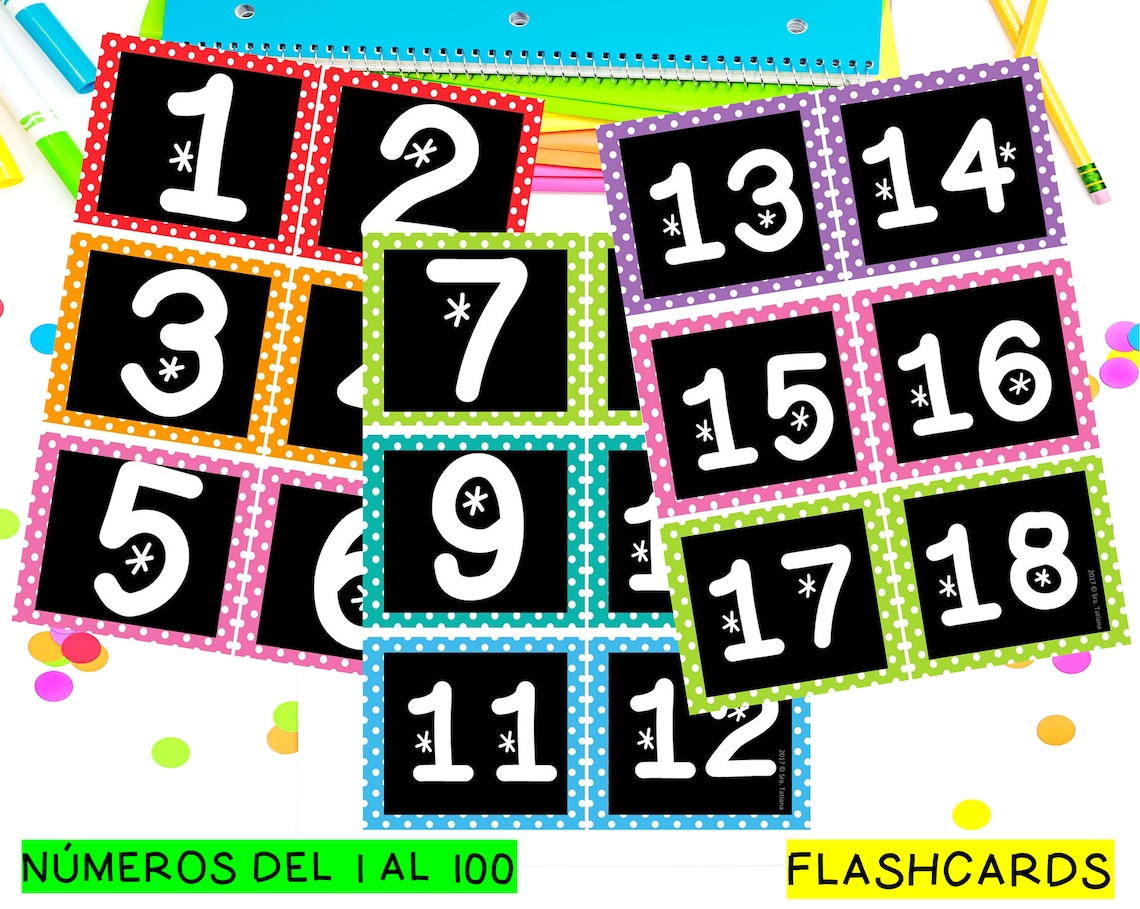 Printable Numbers in Spanish | Numeros En Español | Sentido Numerico ...