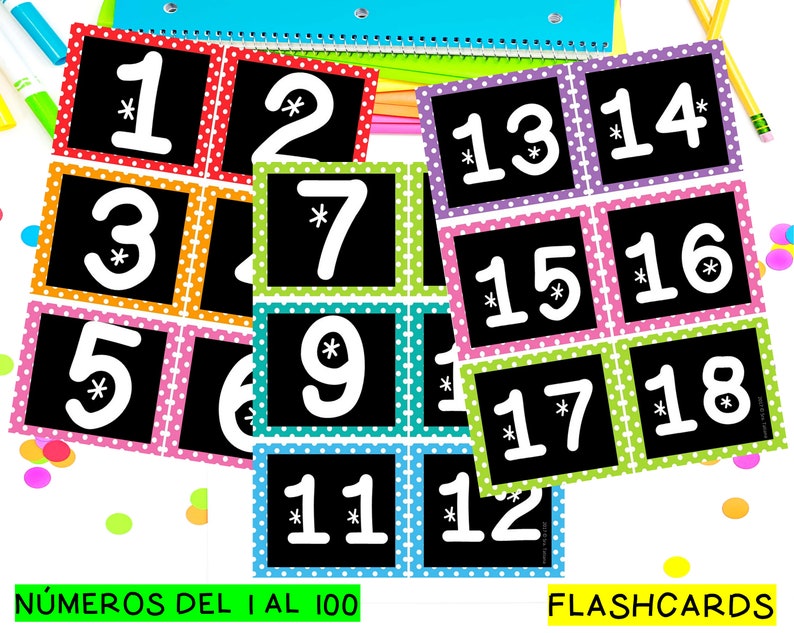 Printable Numbers in Spanish | Numeros En Español | Sentido Numerico ...