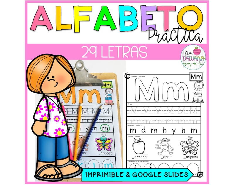 Printable Spanish Alphabet Worksheets | Actividades Para El Alfabeto ...