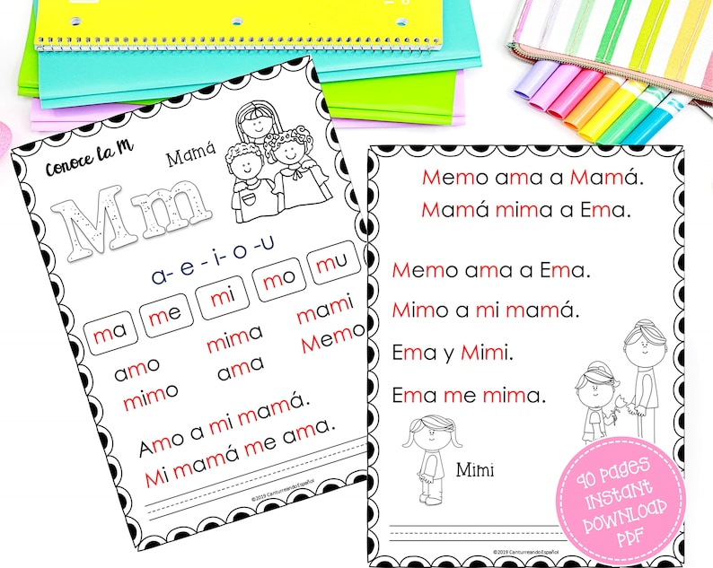 Printable Spanish Reading Book for Beginners | Libro De Lectura Inicial ...