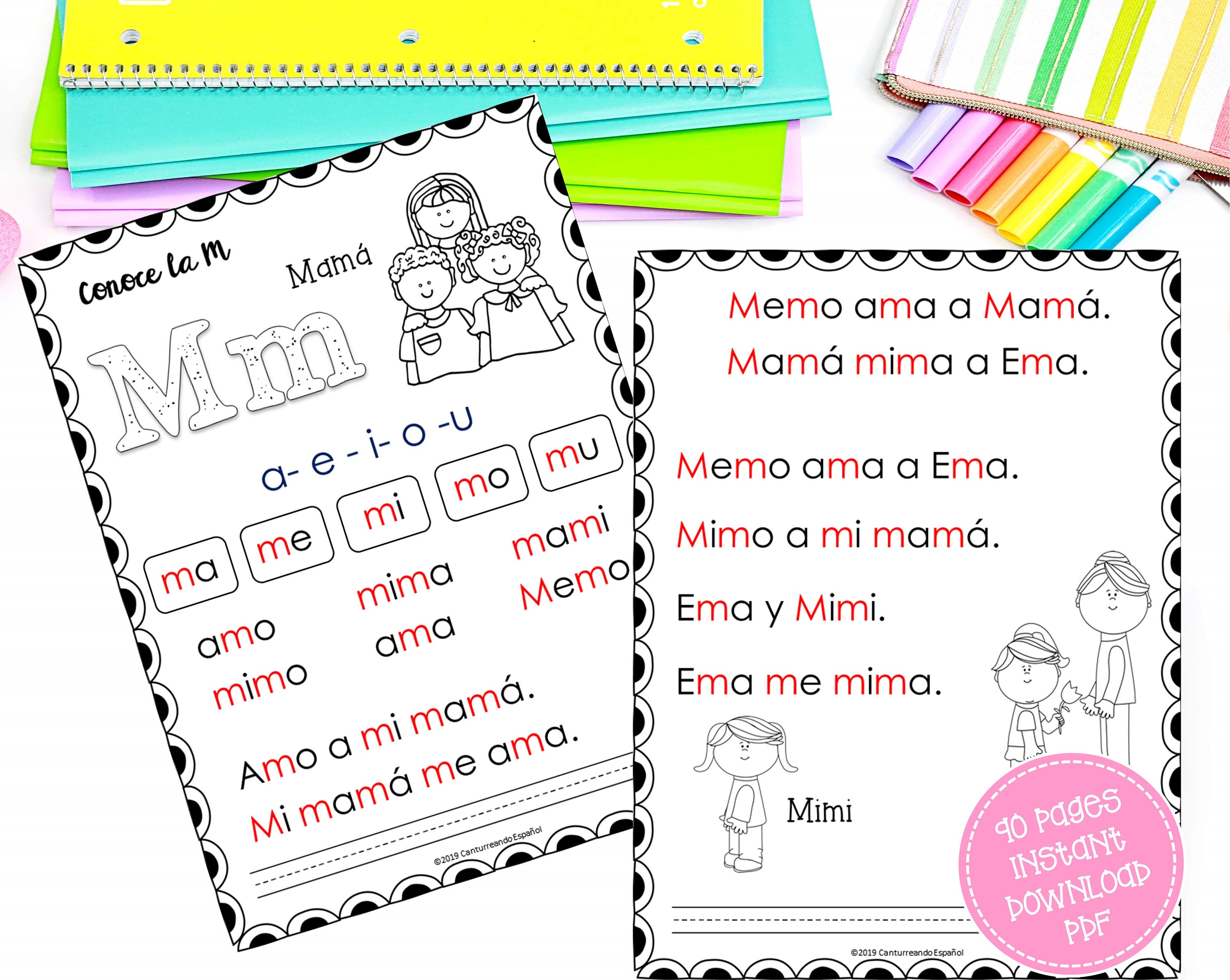 Printable Spanish Reading Book for Beginners | Libro De Lectura Inicial ...