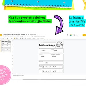 Printable Spanish Sight Words Worksheets | 100 Palabras De Uso ...