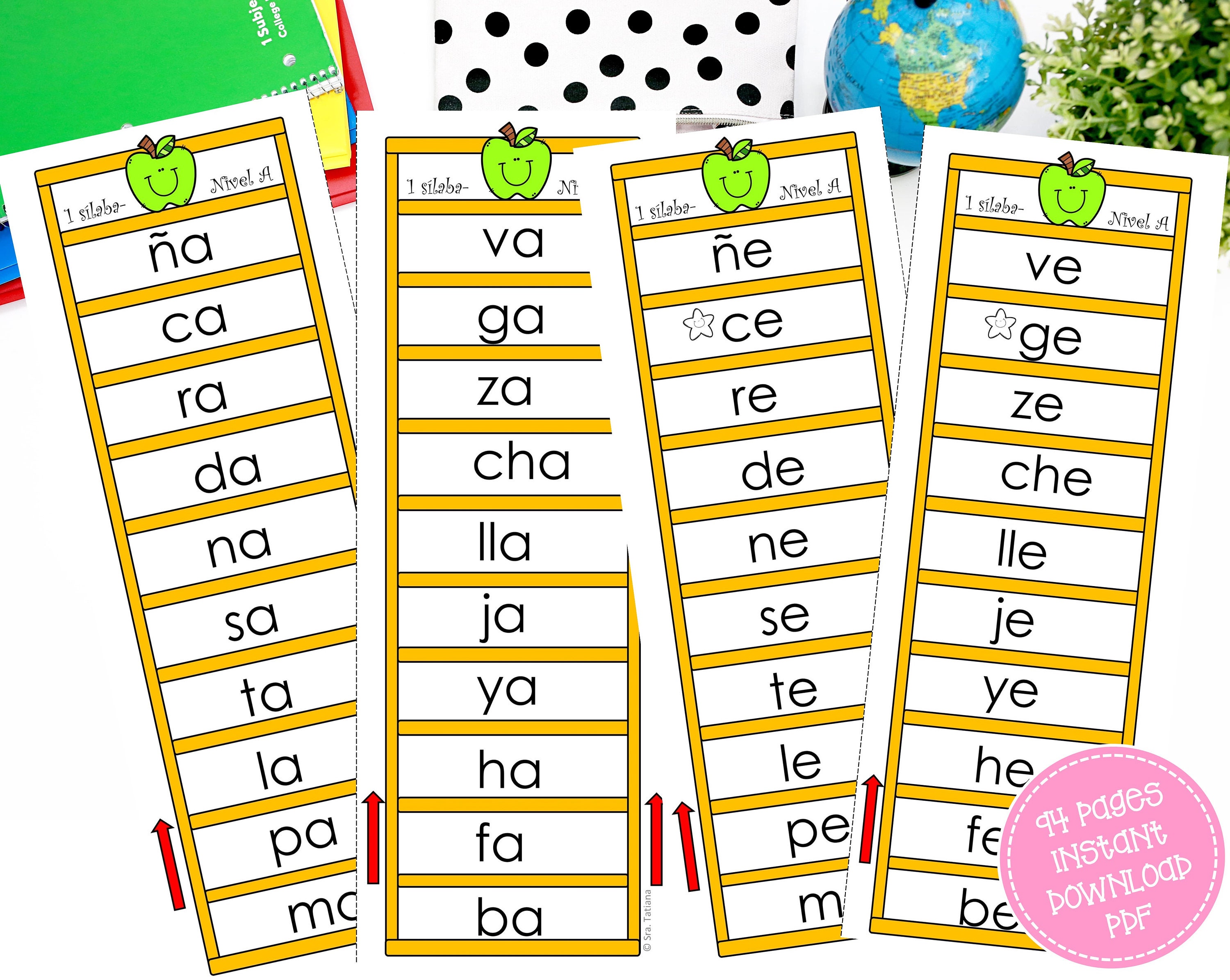 Printable Spanish Reading Fluency | Bloques De Lectura Por Niveles ...