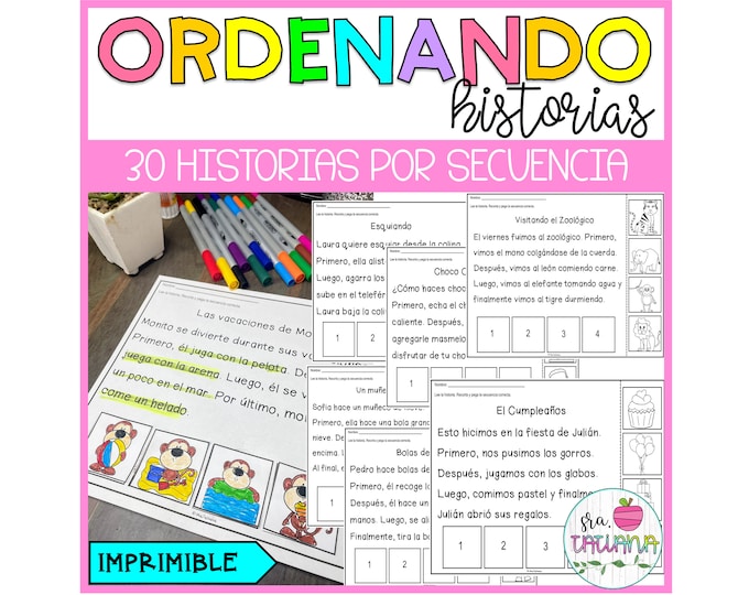 20 Spanish Reading Comprehension Stories 20 Cuentos De Comprensión - Etsy