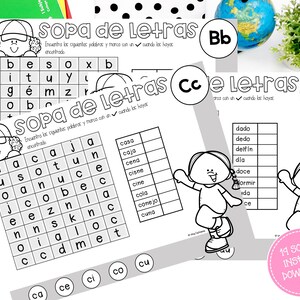 Printable Spanish Word Search | Sopa De Letras | Sílabas Directas ...