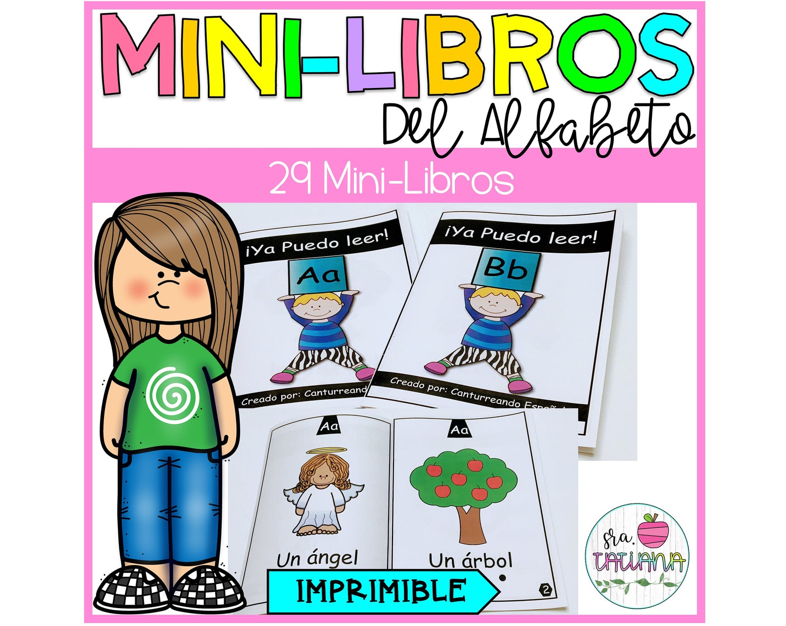 Printable Alphabet Mini Books in Spanish | Mini Libros Del Alfabeto ...