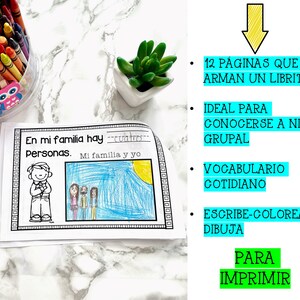 Printable | All About Me in Spanish |todo Sobre Mi | Actividad De ...