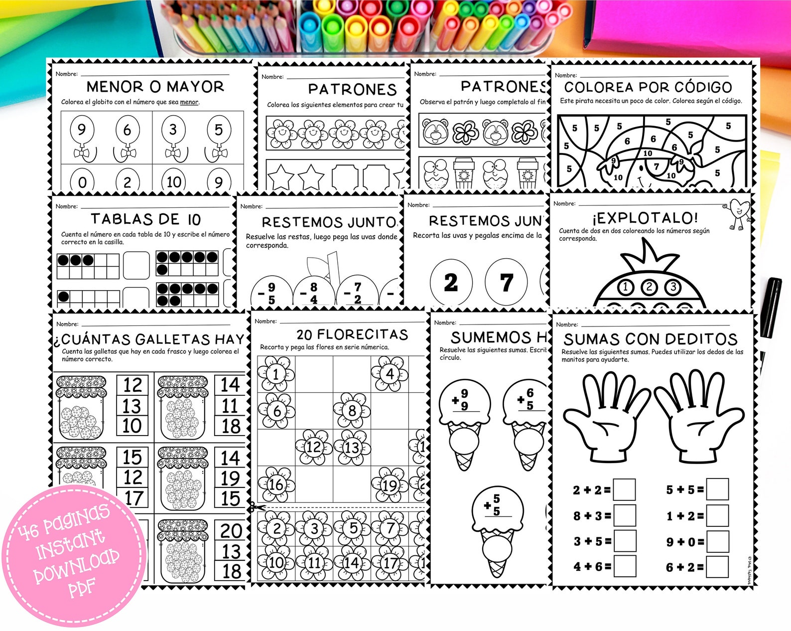 Printable Summer Packet Review in Spanish | Libro De Repaso De Español ...