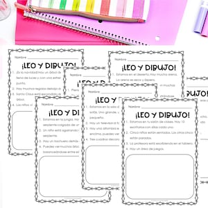 Comprensión De Lectura | Leo Y Coloreo | Leo Y Dibujo | Reading ...