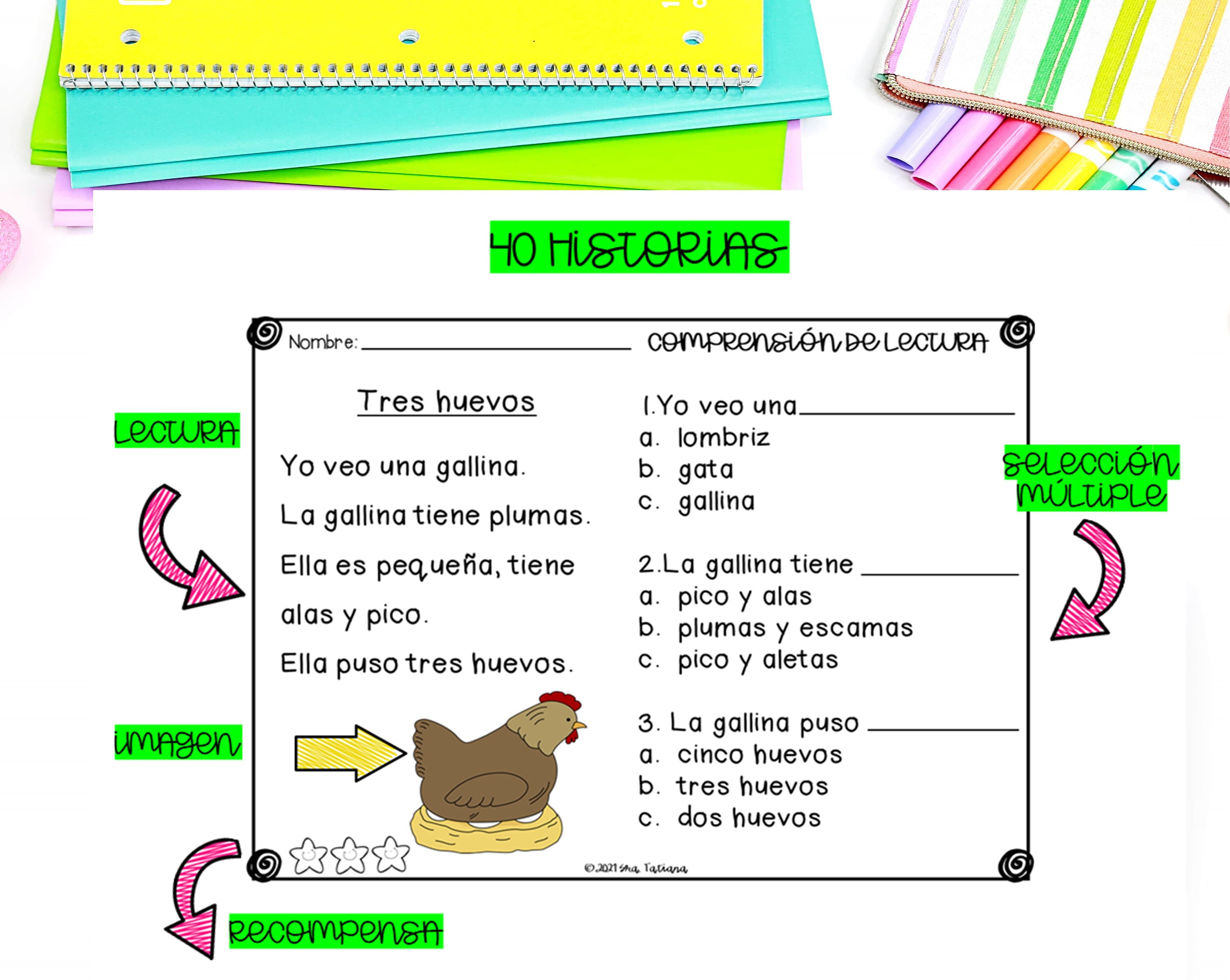 Printable Reading Comprehension | Comprension De Lectura | Nivel ...