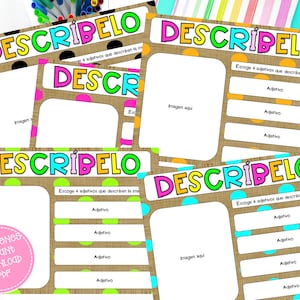 Spanish Descriptions | Descripciones En Español | Adjetivos ...