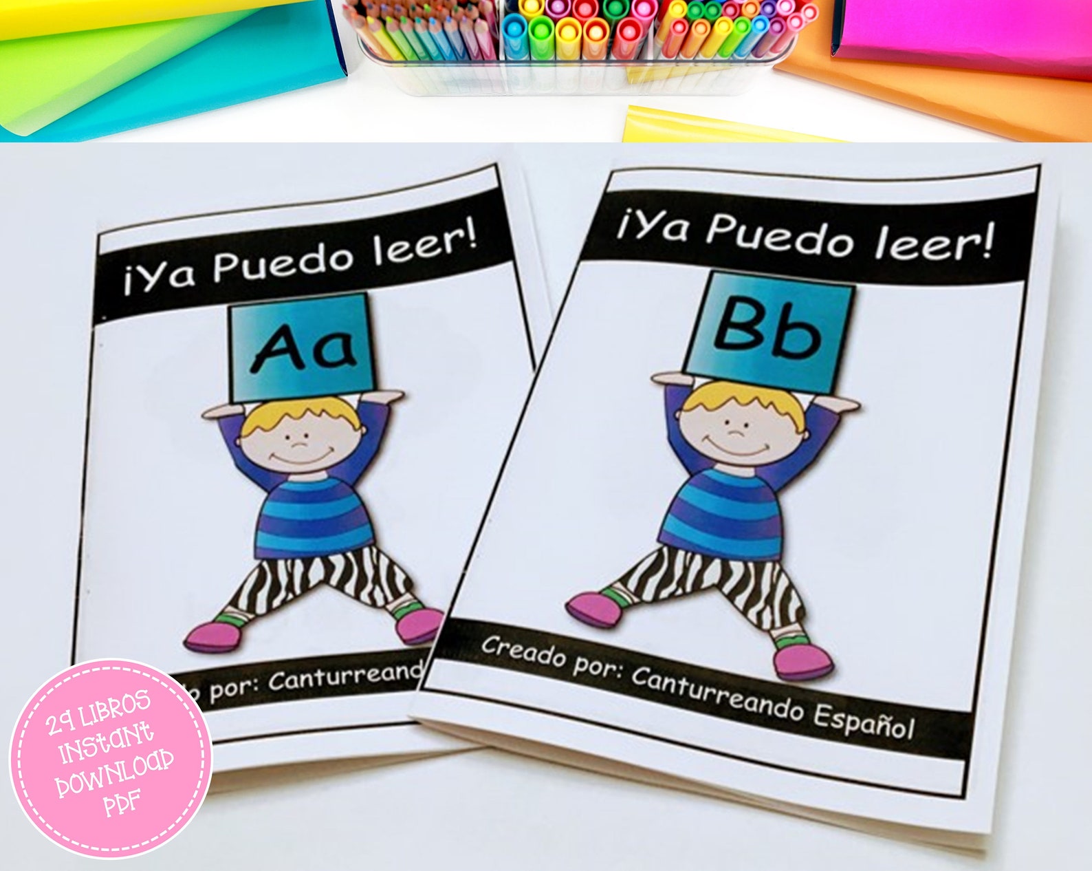 Printable Alphabet Mini Books in Spanish | Mini Libros Del Alfabeto ...