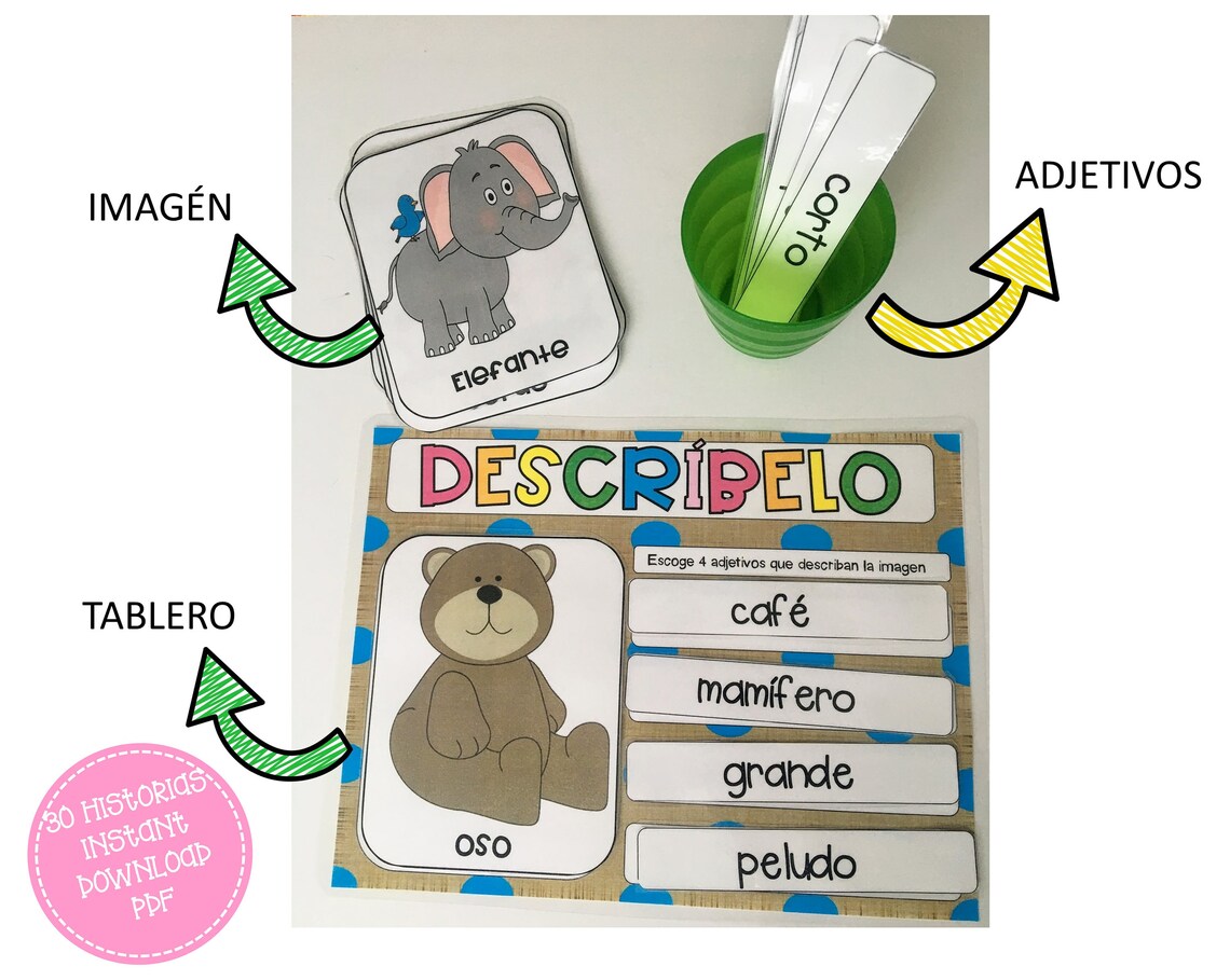 Spanish Descriptions | Descripciones En Español | Adjetivos ...